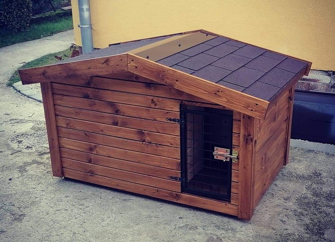 Búdy pre psov : Zateplené búdy s terasou